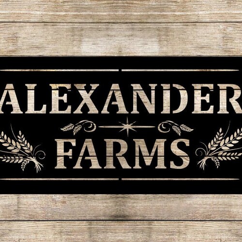 Metal Farm Sign With GRAIN Bins COMBINE CATTLE Sign - Etsy