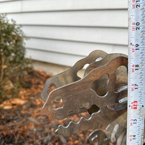 3D Welded Metal T-rex Skeleton Sculpture - Free Shipping - Etsy