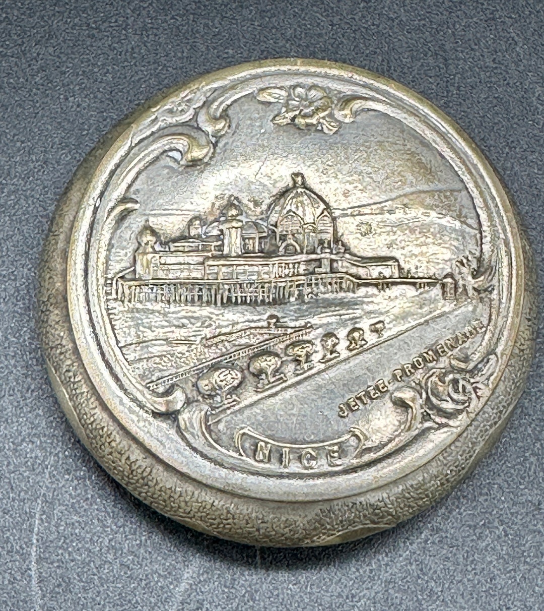 French Antique Powder Box - C1917 - Etsy