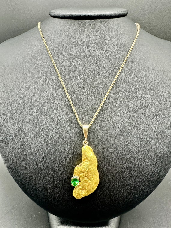 Appraised - Large 22k Alaskan Gold Nugget Pendant Nec… - Gem