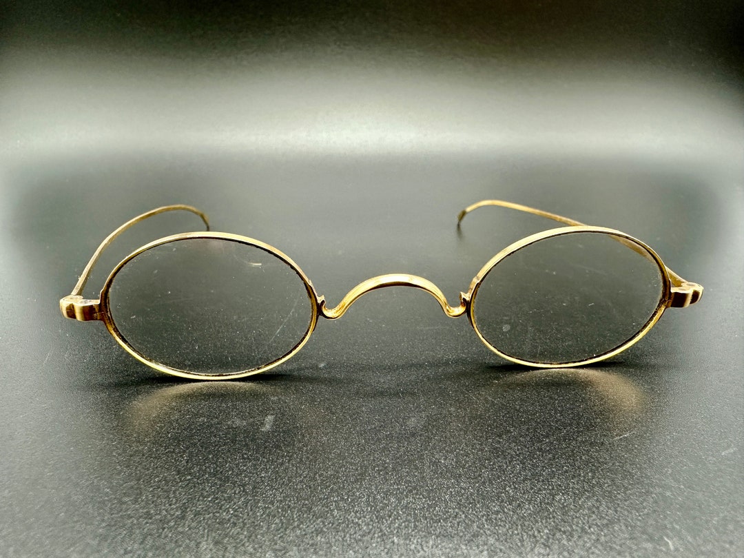 Rare 1800’s 14k Gold Reading Glasses! - Etsy