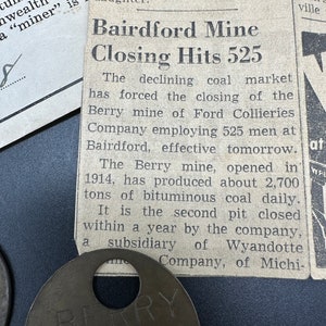 Vintage Miners Tally Checks & History Provenance! - Etsy