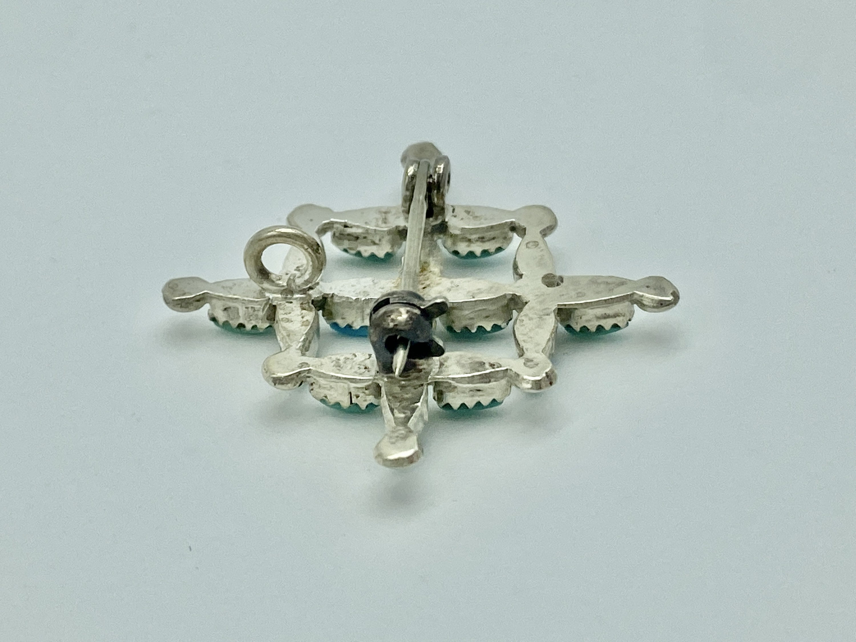 Vintage Zuni Native American Pin/pendant - Etsy