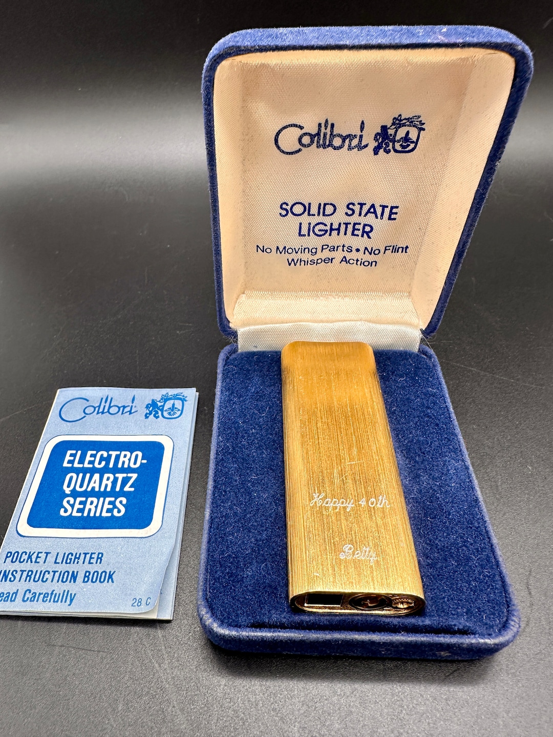 Vintage Calibri Electro-quartz Series Lighter in Box - Etsy