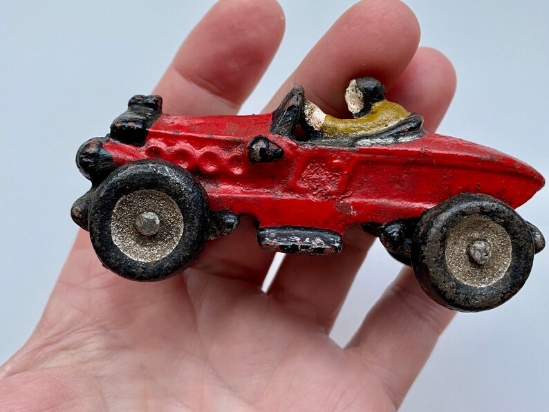 1920s Vintage Cast Iron Boat Tail Racer - Etsy