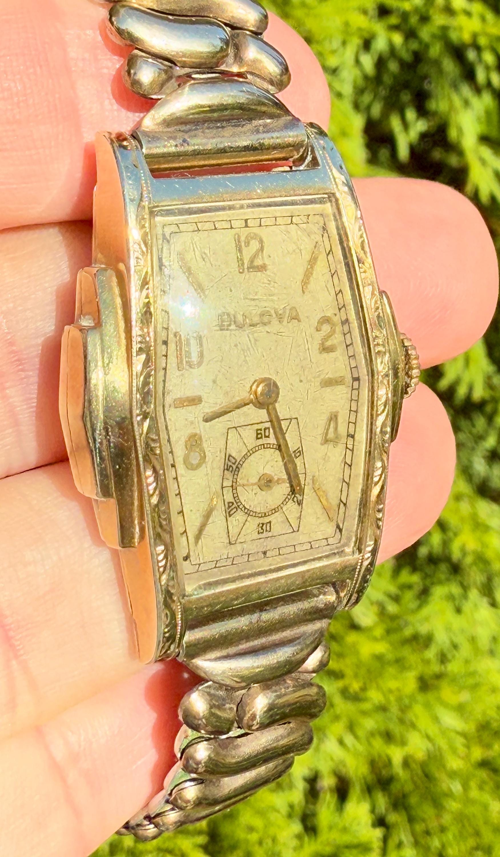 Running Antique 1937 Bulova American Clipper Wristwatch - Etsy