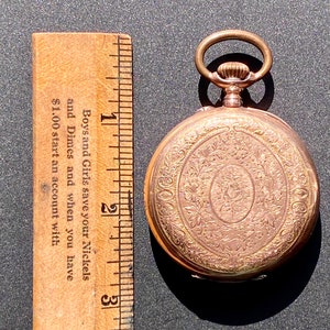 14k Gold Antique Chaton Pocket Watch - Etsy