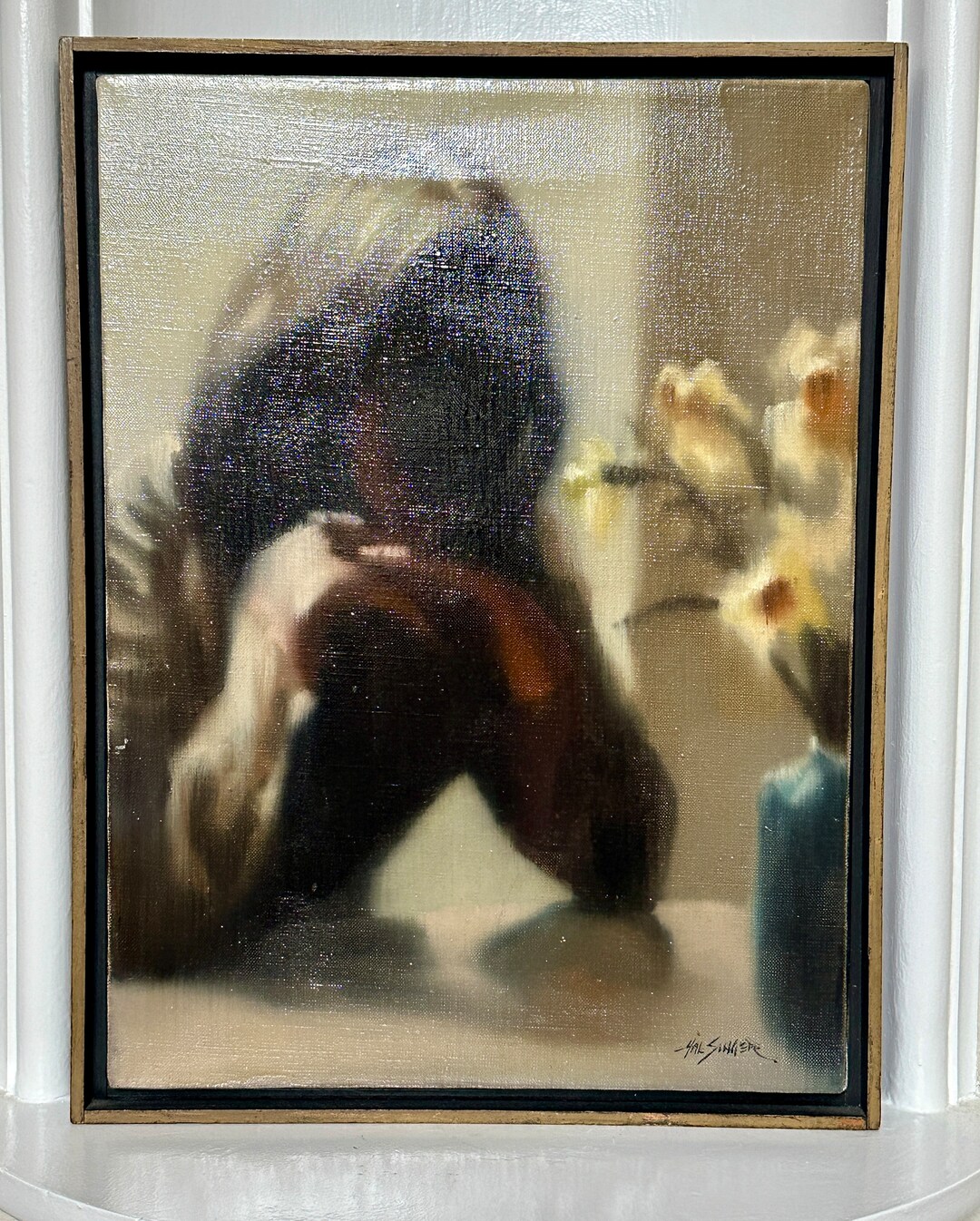 Original Hal Singer Oil on Canvas - Known for Soft-focus Realism - Etsy