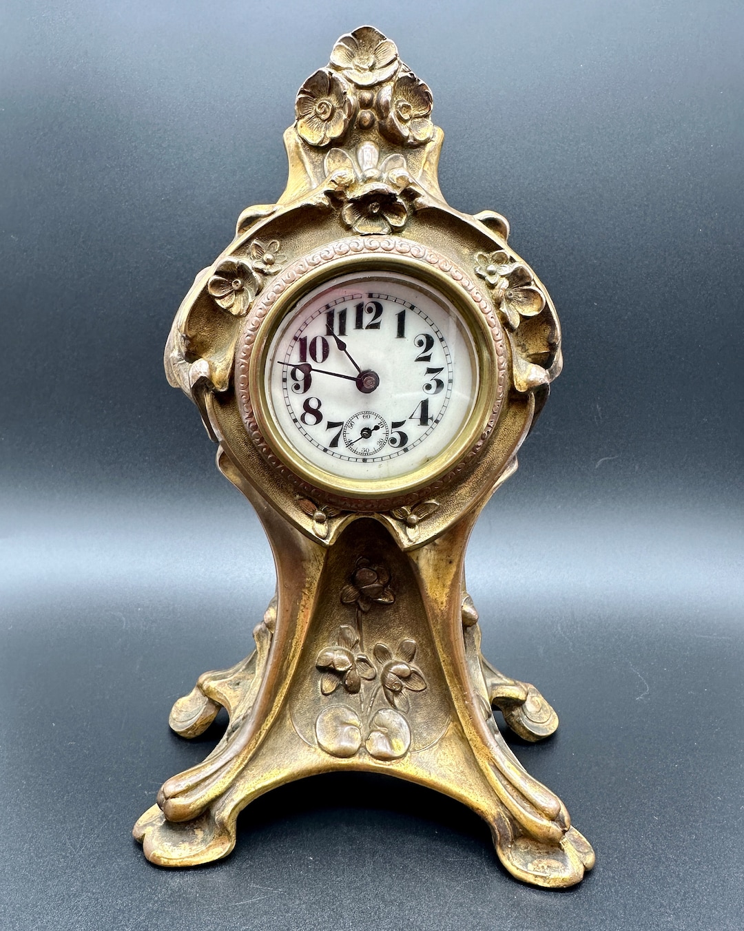 Antique 1890s Clock in Art Nouveau Style - Etsy