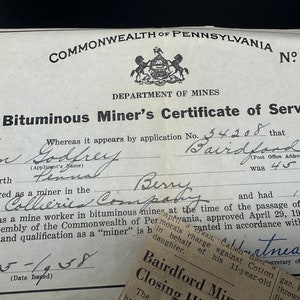 Vintage Miners Tally Checks & History Provenance! - Etsy