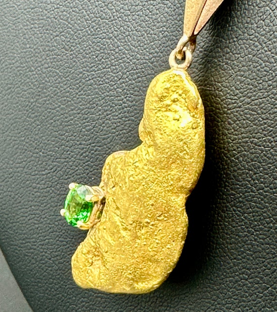 Appraised - Large 22k Alaskan Gold Nugget Pendant Nec… - Gem
