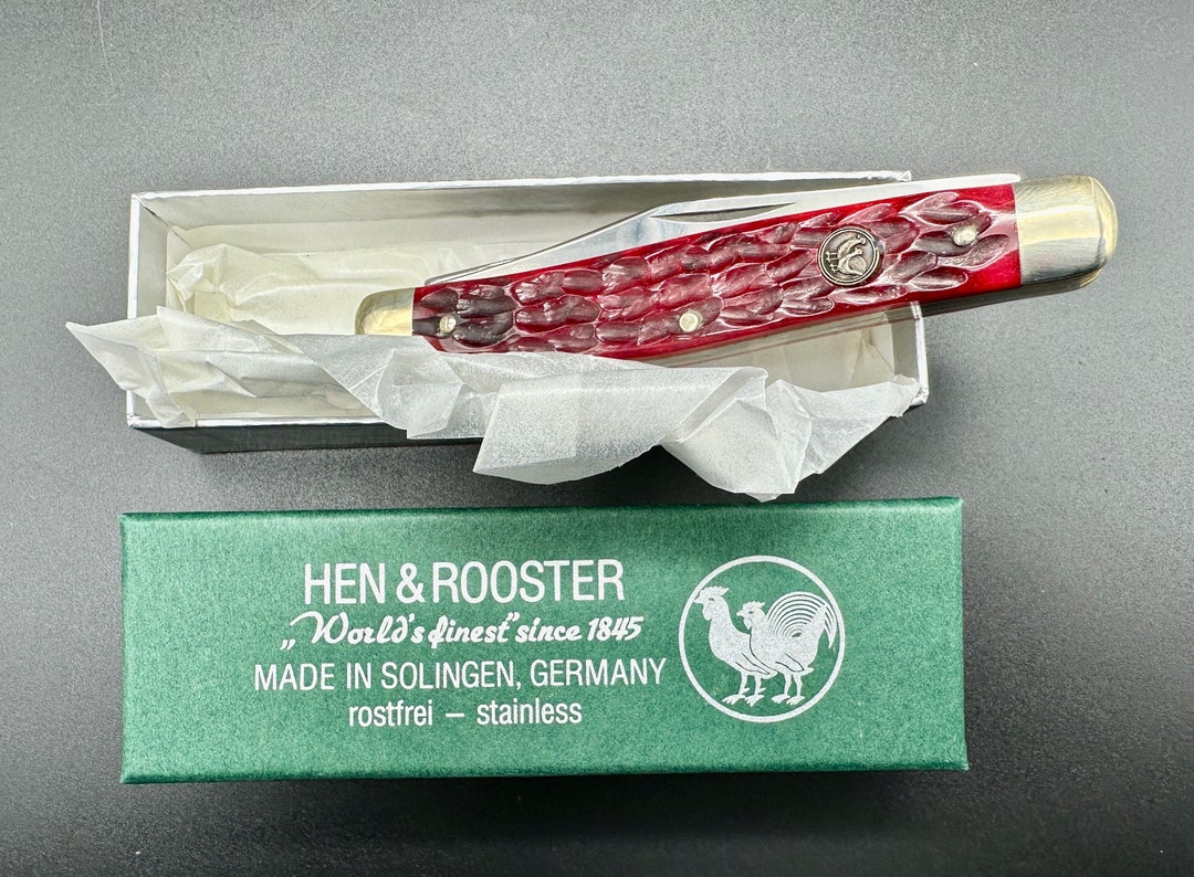 Hen & Rooster Bertram Cutlery Rostfrei 413RPB Pocket Knife in Box ...