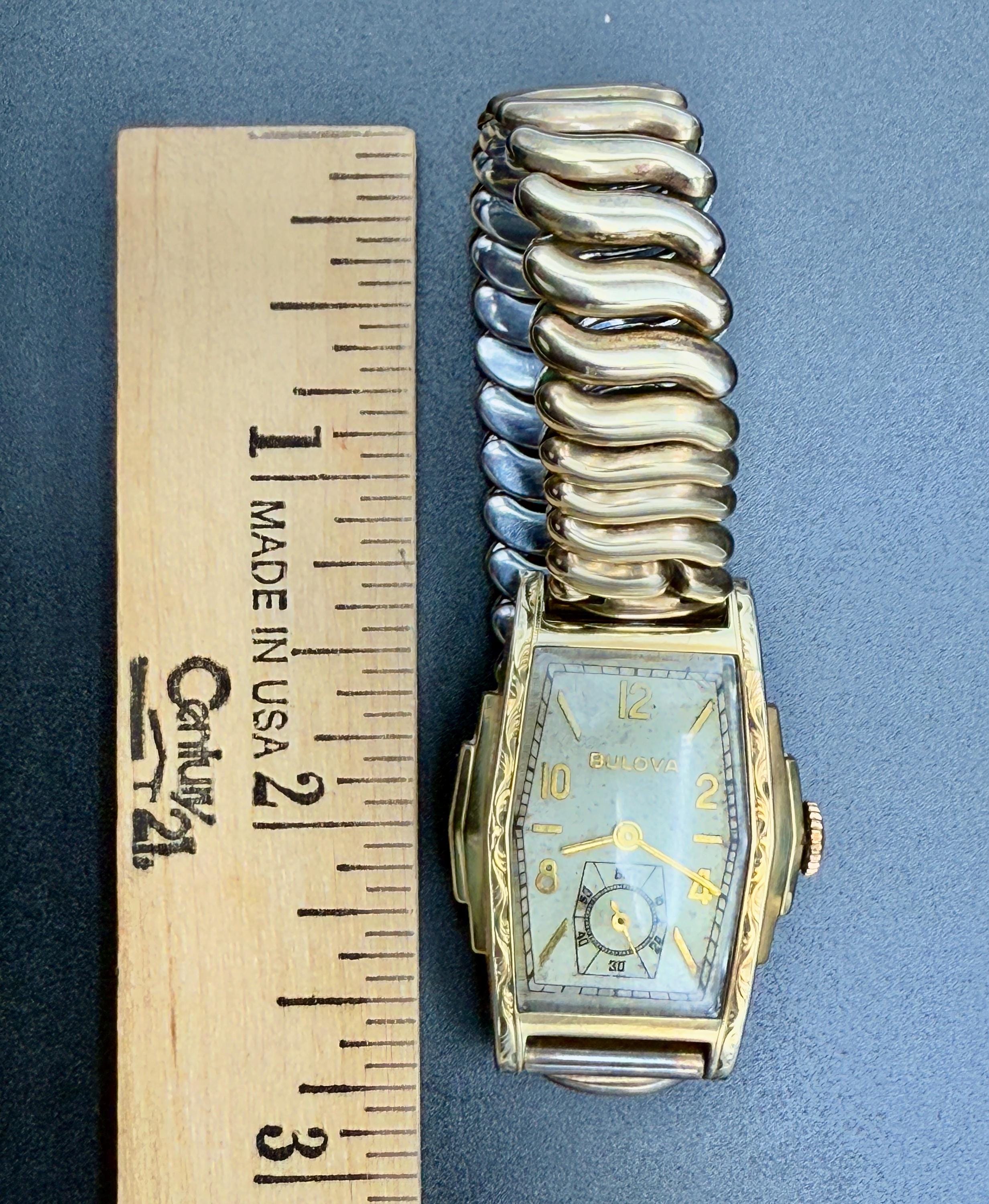 Running Antique 1937 Bulova American Clipper Wristwatch - Etsy