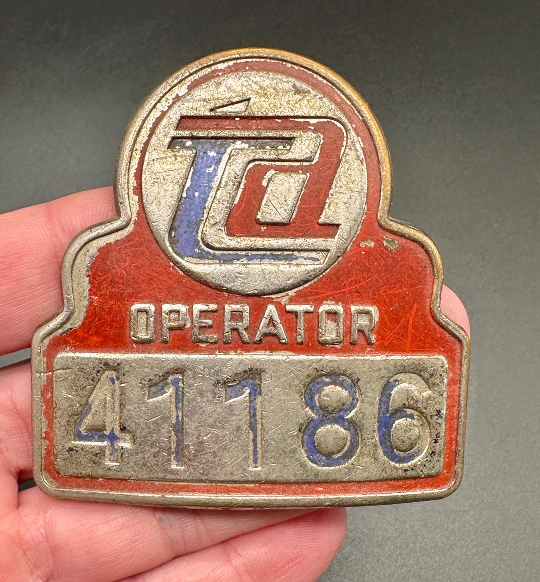 Vintage Metal Transit Authority Badge - New York - Etsy