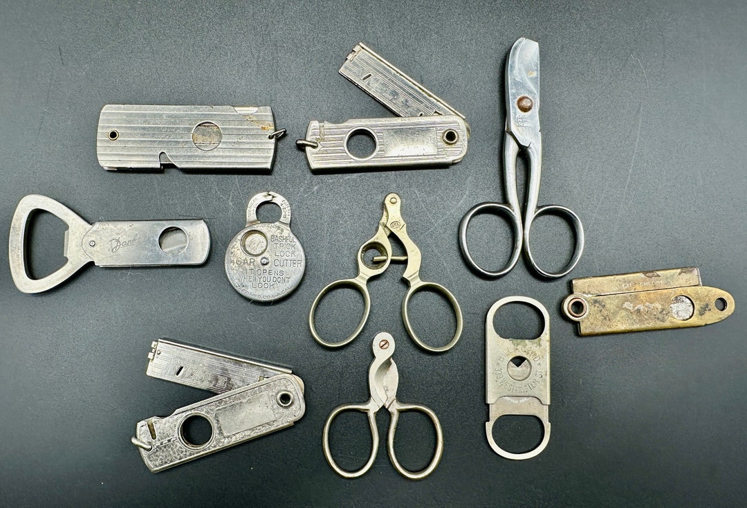 Antique Cigar Cutter Lot of 10 Bashful, Valet, Bill & Brad..more - Etsy