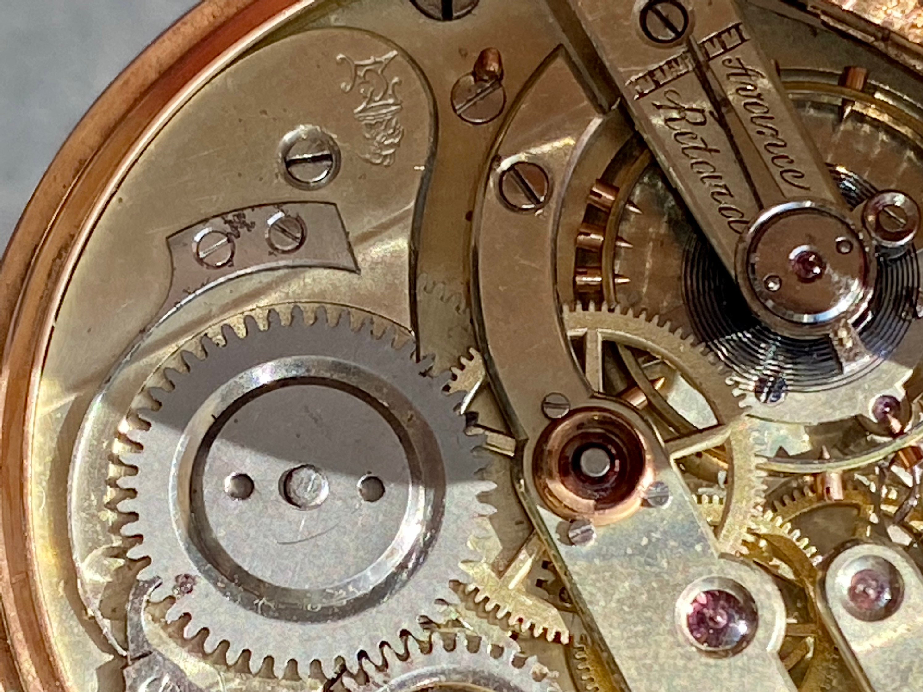 14k Gold Antique Chaton Pocket Watch | Etsy