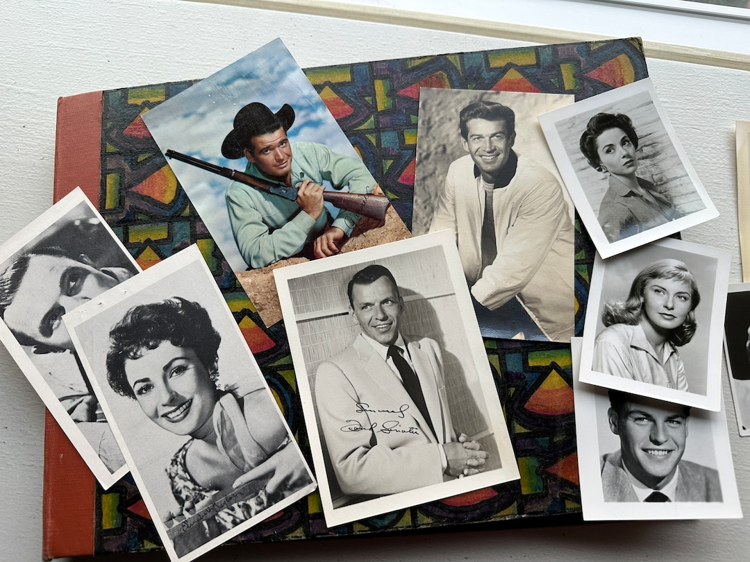 Collector Album of 1950’s Star Autographed Photos - Etsy