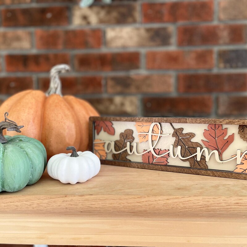 Wooden Fall Decor - Etsy