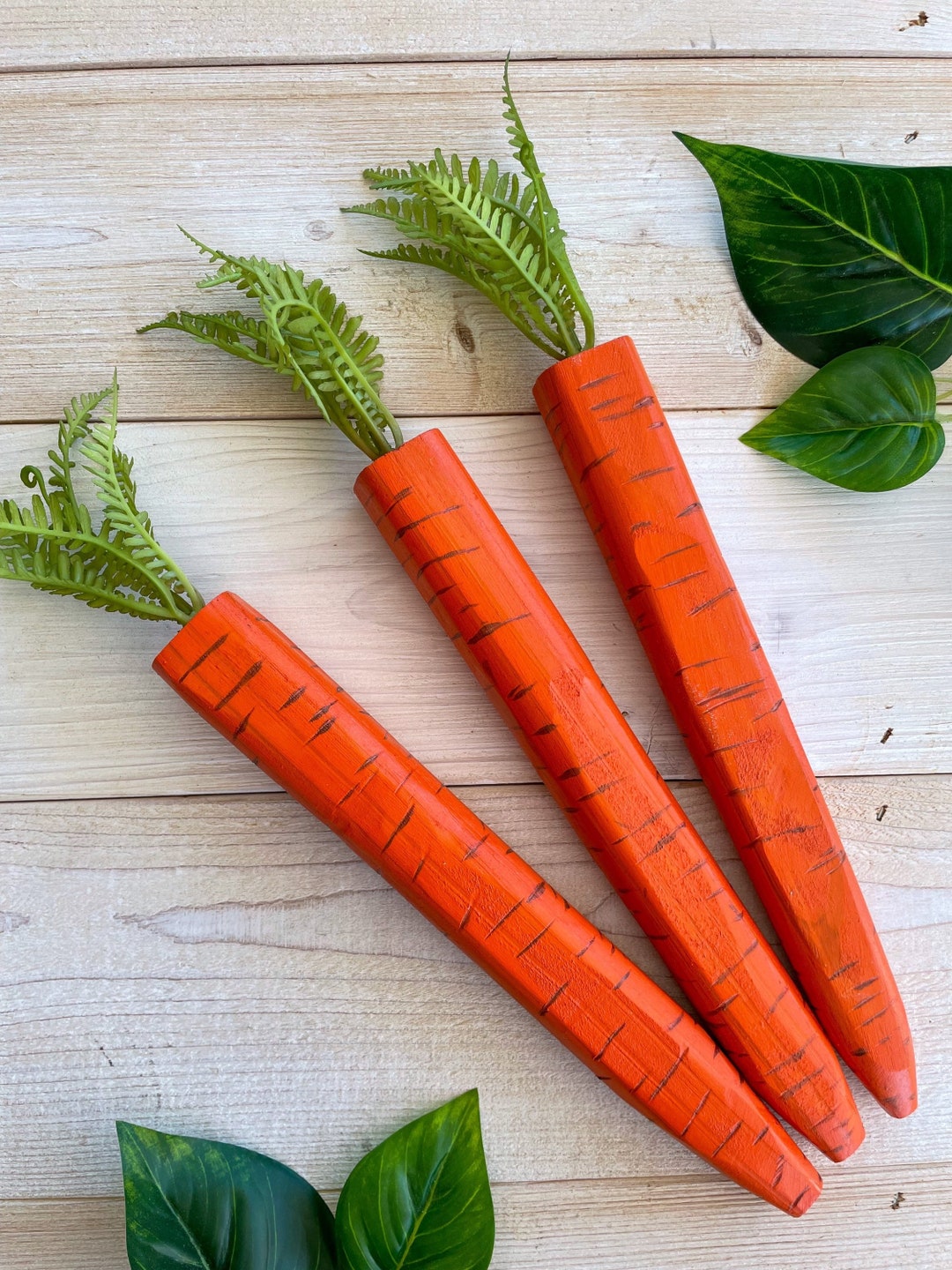 Wooden Easter Decor Wood Carrot Farmhouse Inspired Easter Carrot Carrot ...