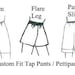 Misses Custom Fit Tap Pants, Pettipants, Bloomers Clothing Pattern PDF ...