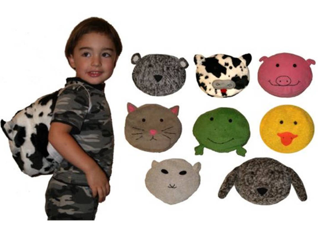 Animal Pals Backpack Pattern / Kids Backpack Sewing Pattern (PDF ...