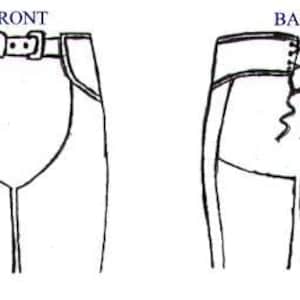 Custom Fit Leather Chaps Pattern Instructions - Etsy