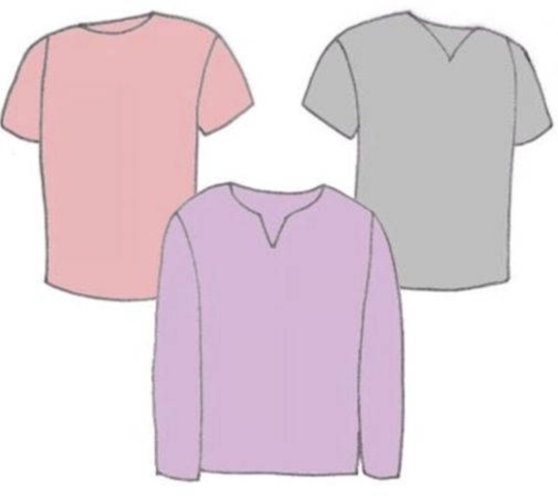 Full Figure / Plus Size T-shirt Style Top PDF Sewing Pattern - Etsy