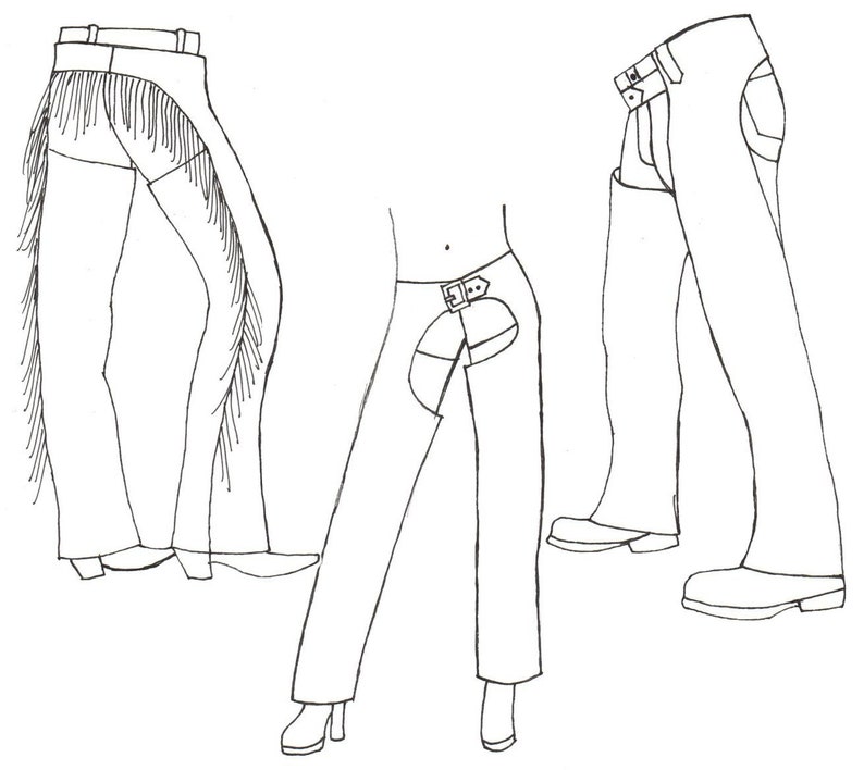 Custom Fit Leather Chaps Pattern Instructions - Etsy