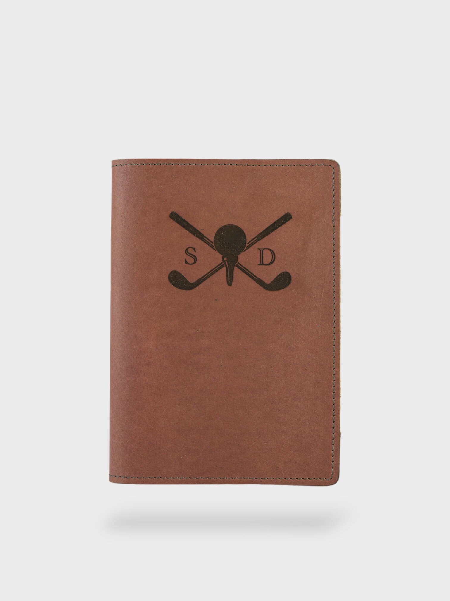 Personalized Leather Golf Scorecard Holder & Yardage Book - Etsy
