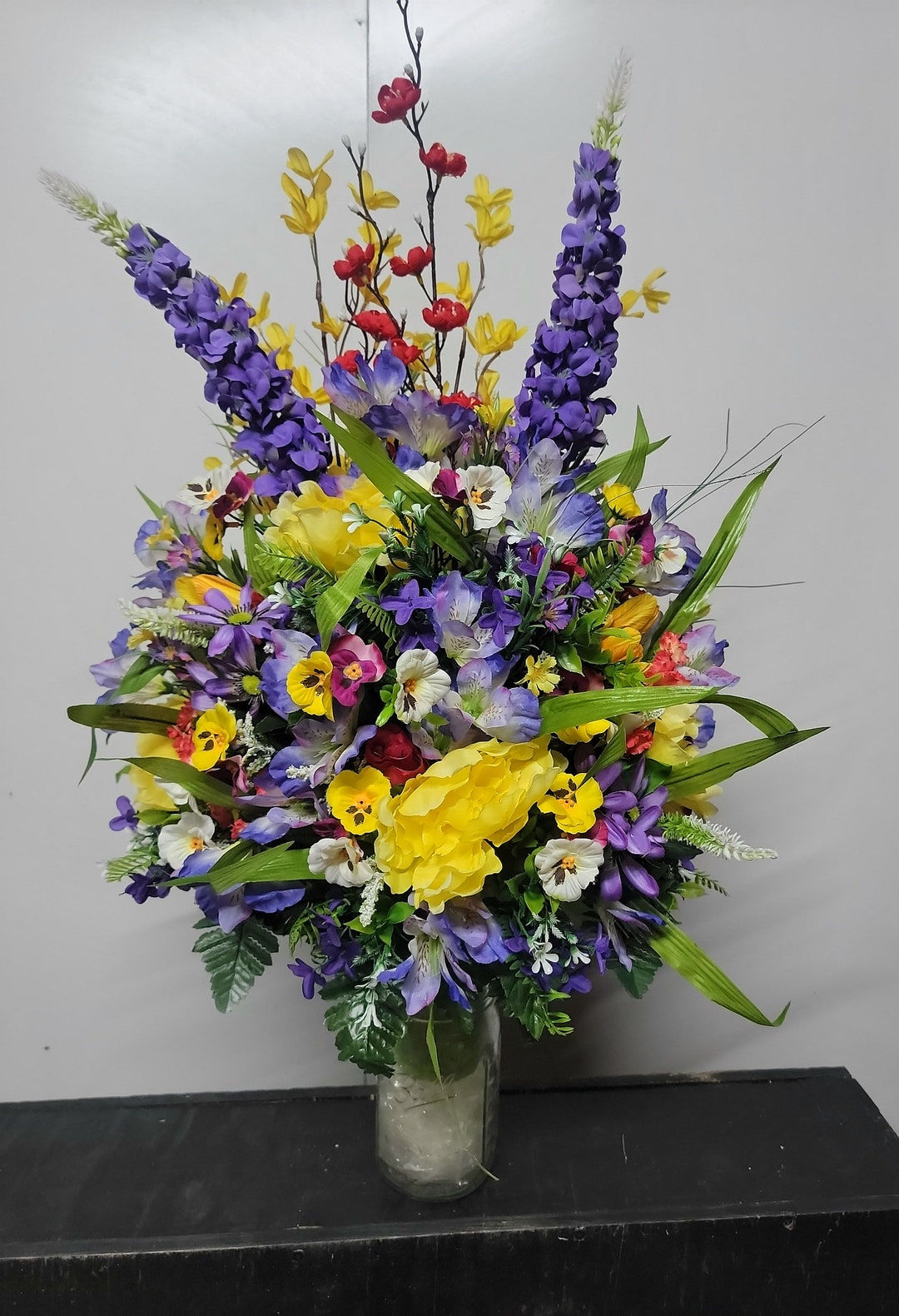 Premium Extra Large and Full 27" Tall Wildflower Summer Through Fall ...