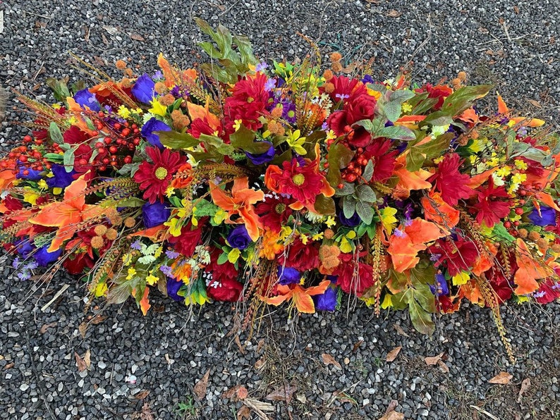 Grave Blanket Gravesite Decoration for Ground Customizable | Etsy