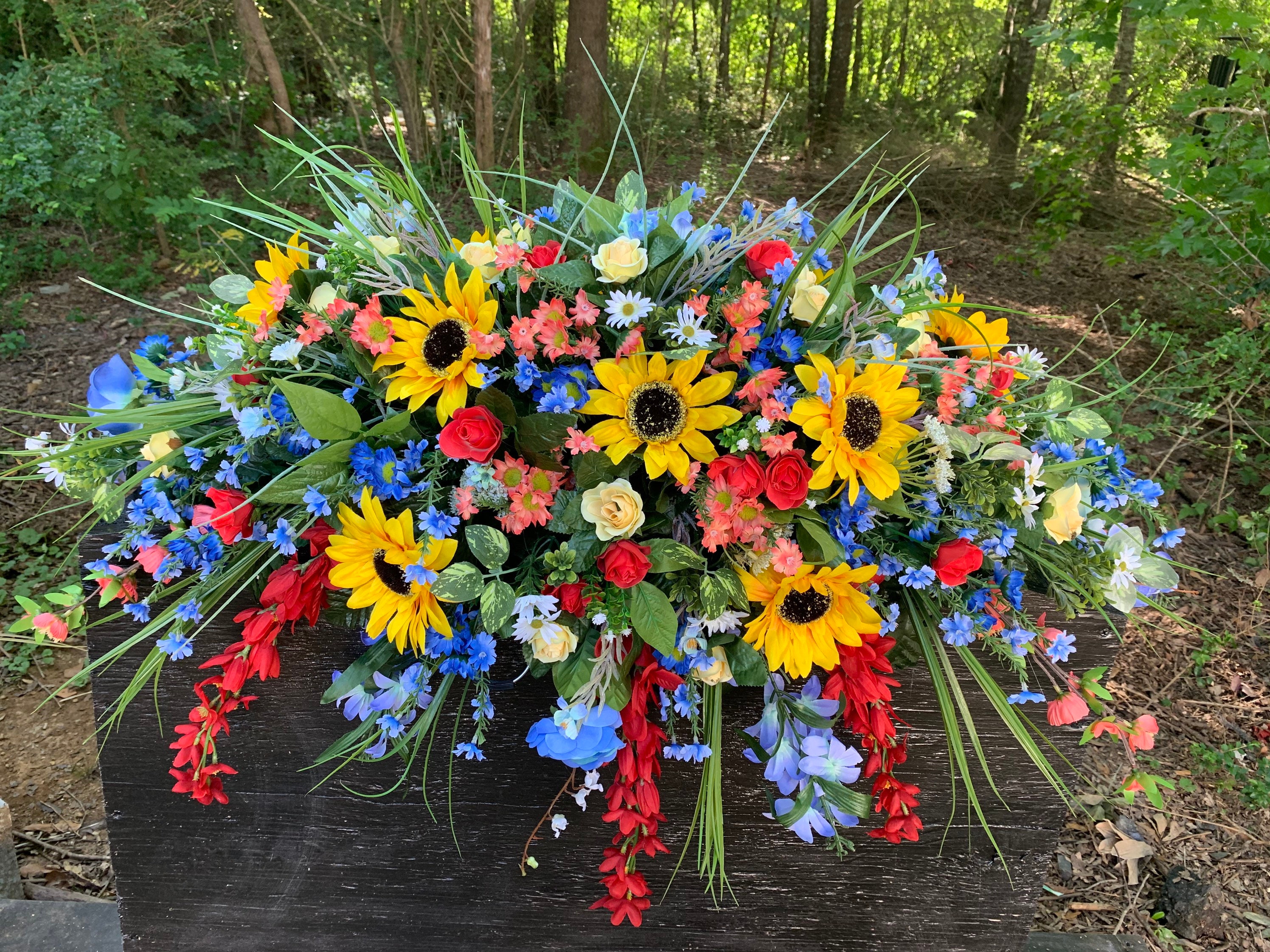 Extra Large Spring Saddle Sunflower Daisy Country Natural - Etsy