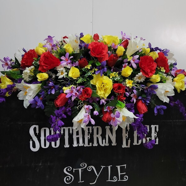 Headstone Spray - Etsy