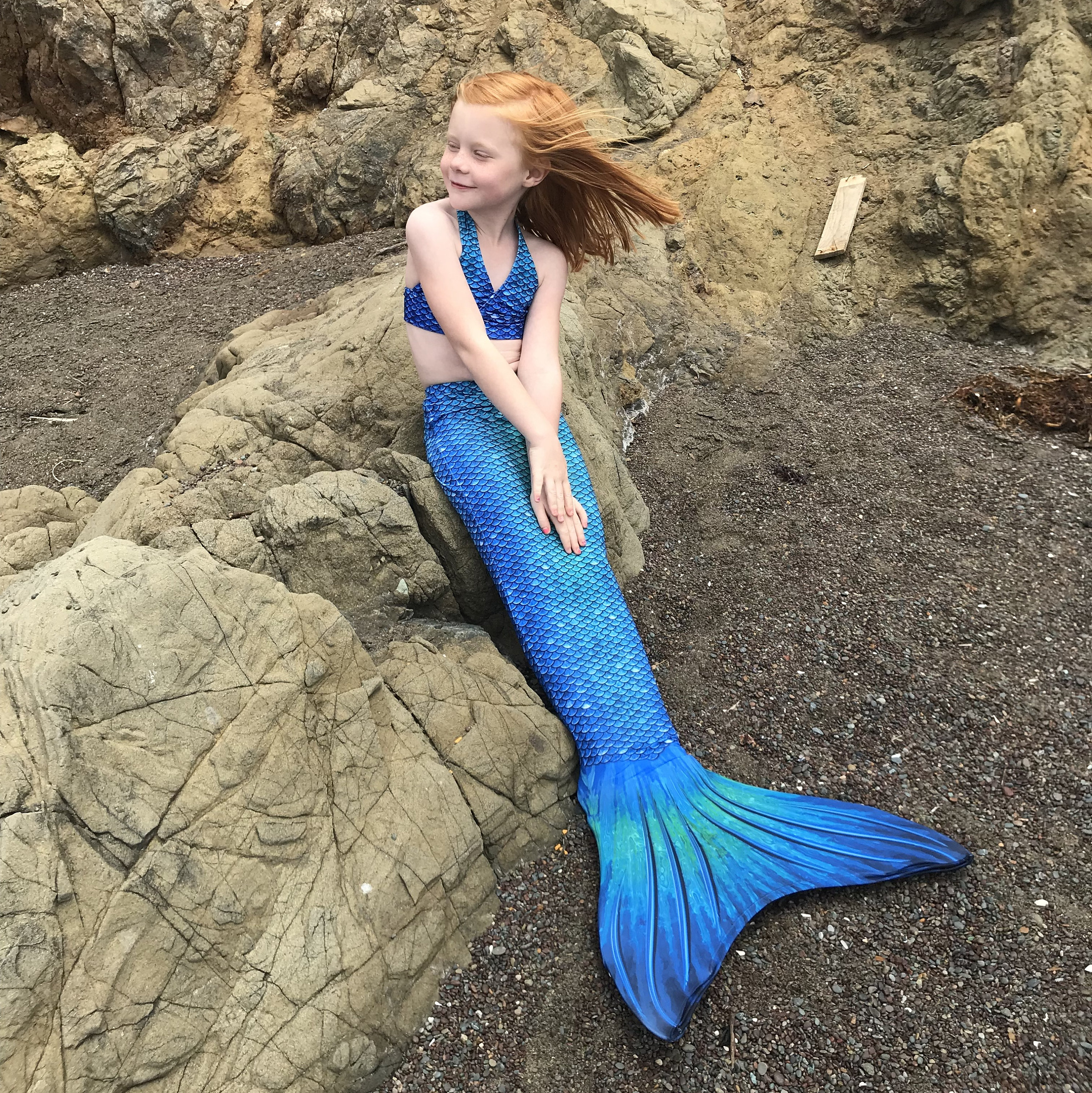 Blue Mermaid Tails For Kids