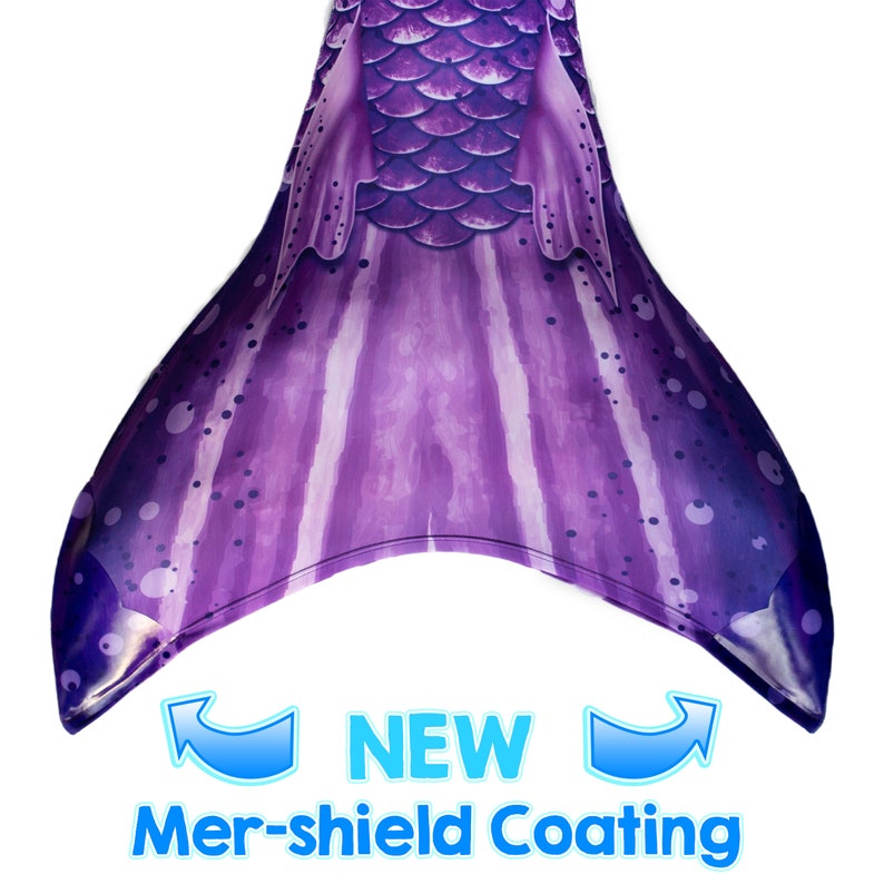 Paradise Purple Mermaid Tail + Monofin Set - Child - Etsy