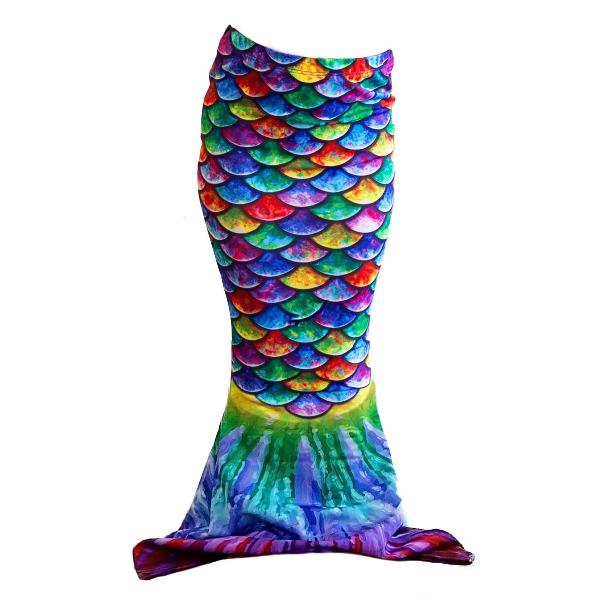 Hawaiian Rainbow Mermaid Tail Monofin Sold Separately Etsy