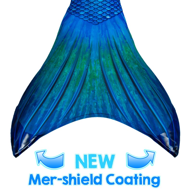 Blue Lagoon Mermaid Tail Monofin Set Teen Adult Etsy
