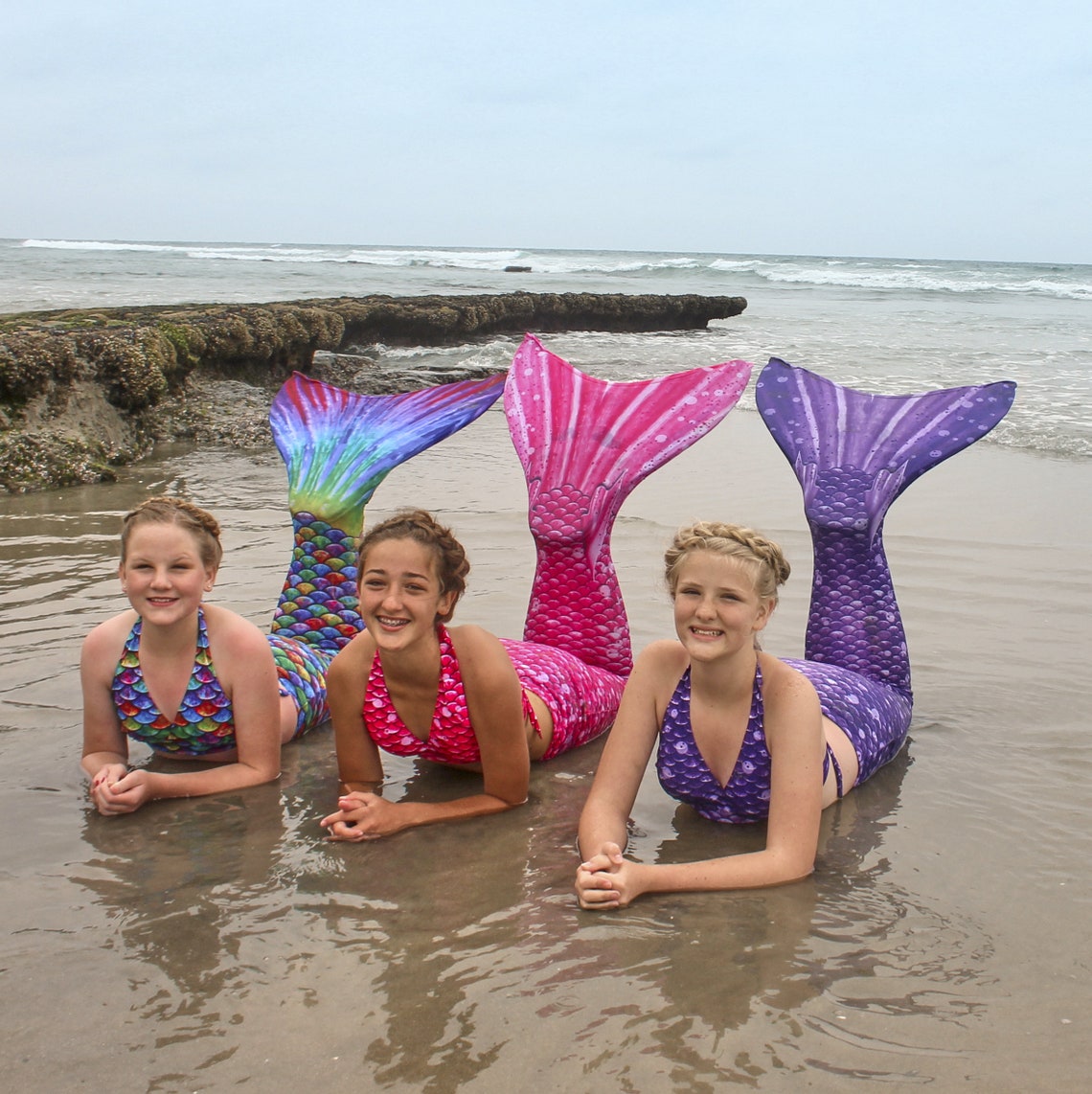Paradise Purple Mermaid Tail Monofin Sold Separately Etsy