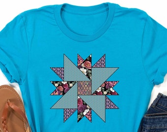 Double Aster Star Quilt Pattern - Etsy
