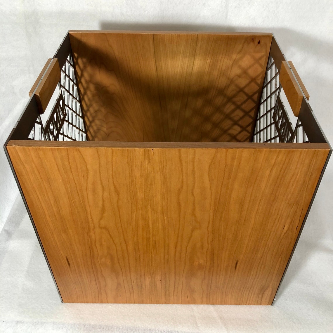 Vinyl Record Storage - Milk Crate Design, Cherry Full - Etsy