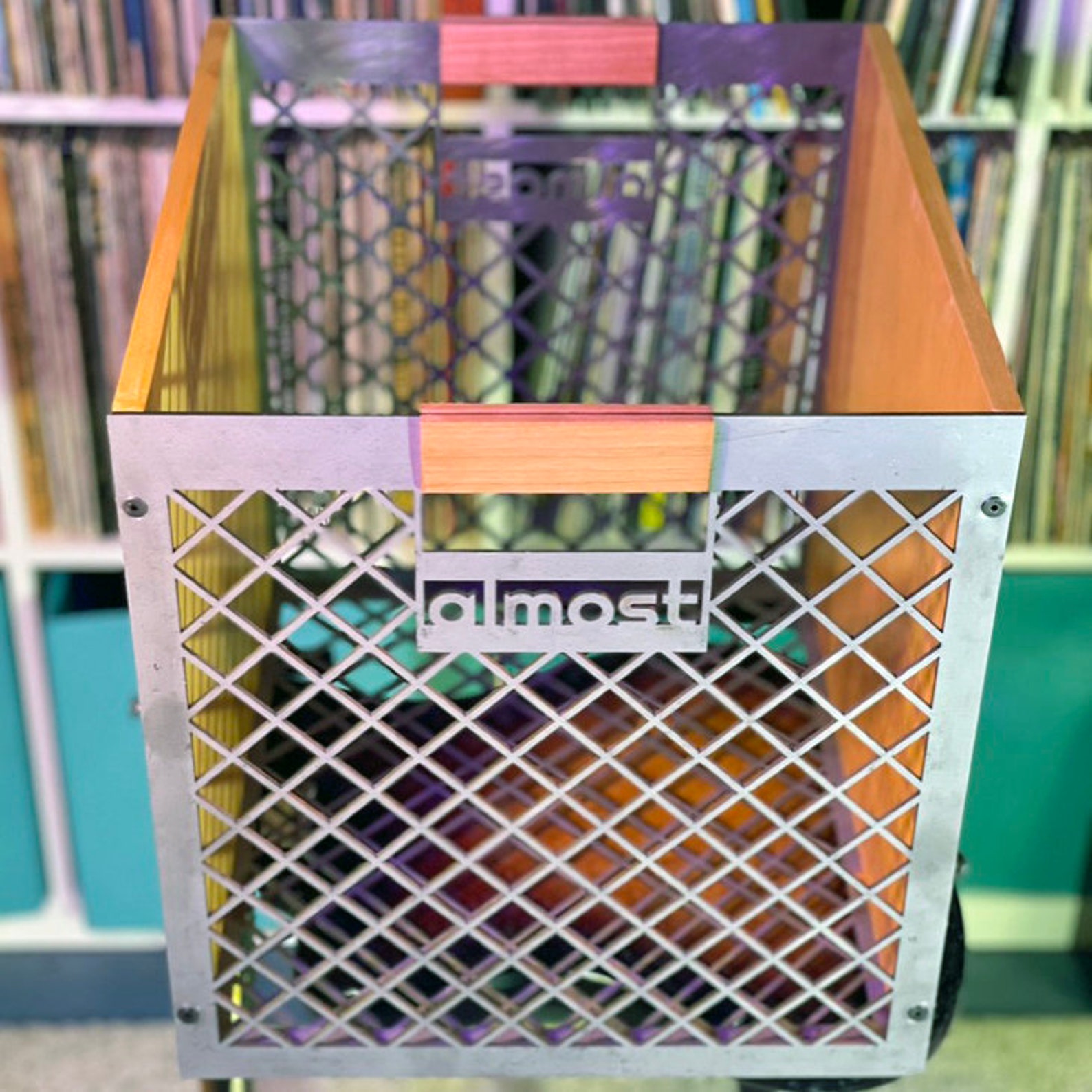Vinyl Record Storage - Milk Crate Design, Birch Full - Etsy