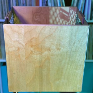 Vinyl Record Storage - Milk Crate Design, Birch Full - Etsy