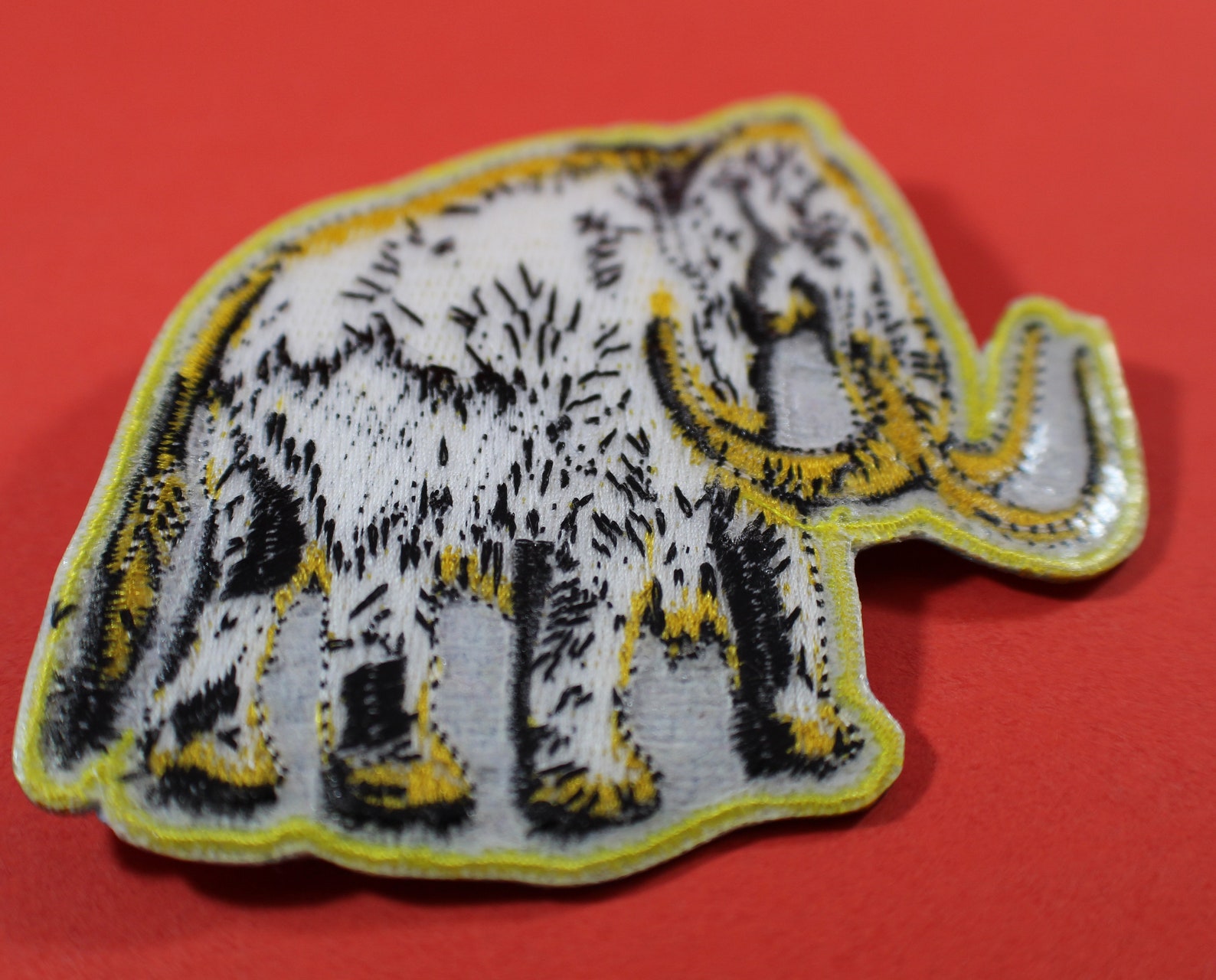 Woolly Mammoth Patch Travel Patches Embroidered Iron-On | Etsy