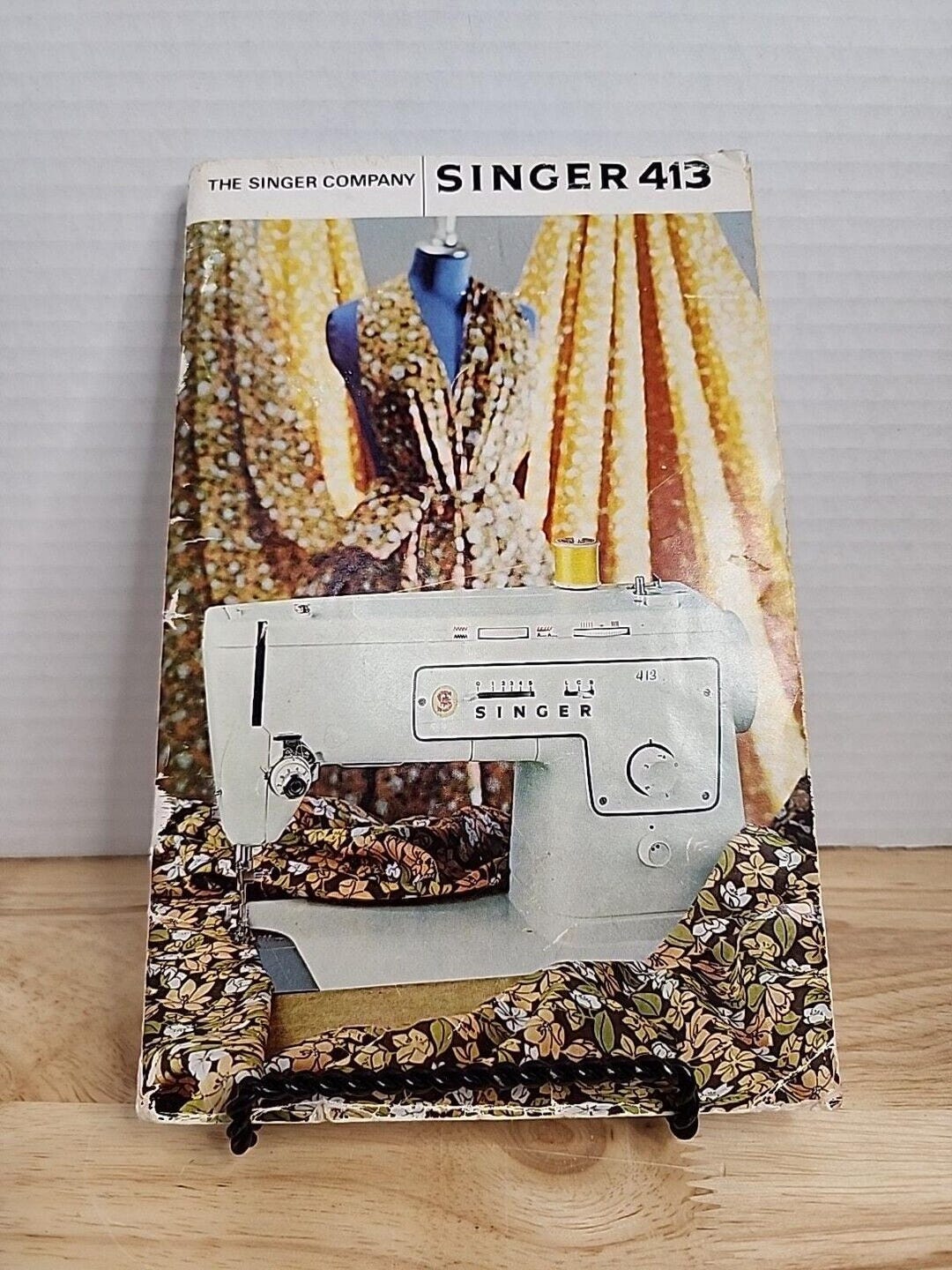 Singer MODEL 413 1972 Sewing Machine Instruction Manual Guide En ...