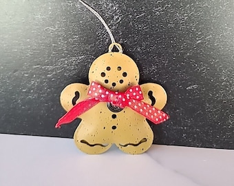Rustic Metal Gingerbread Man Christmas Ornament, Stencil - Etsy