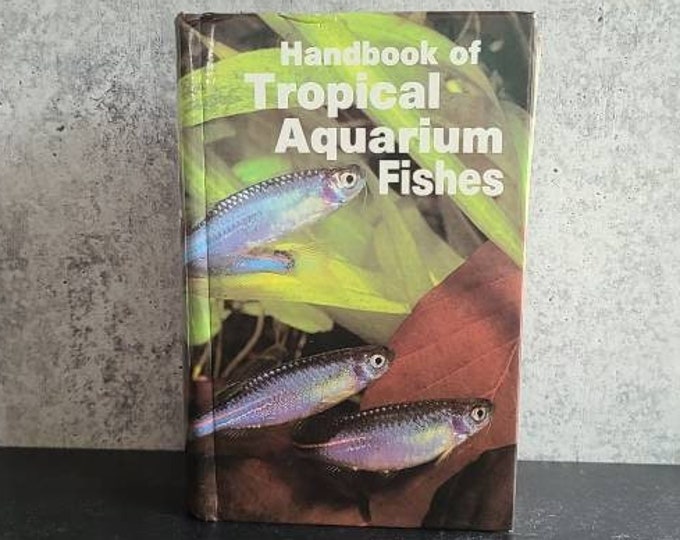 Handbook of Tropical Aquarium Fishes - Etsy