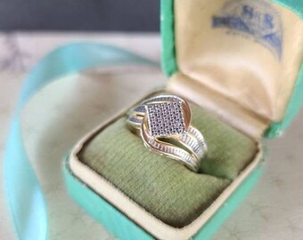 Diamond Chip Ring | Etsy