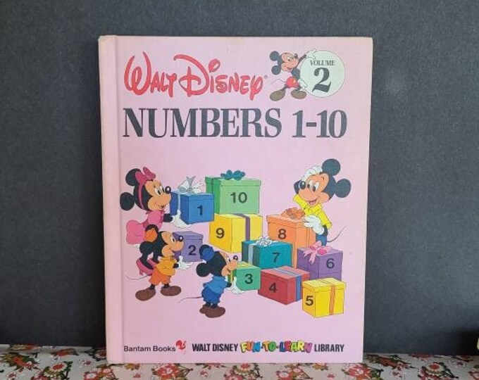 Walt Disney Numbers 1-10 - Etsy