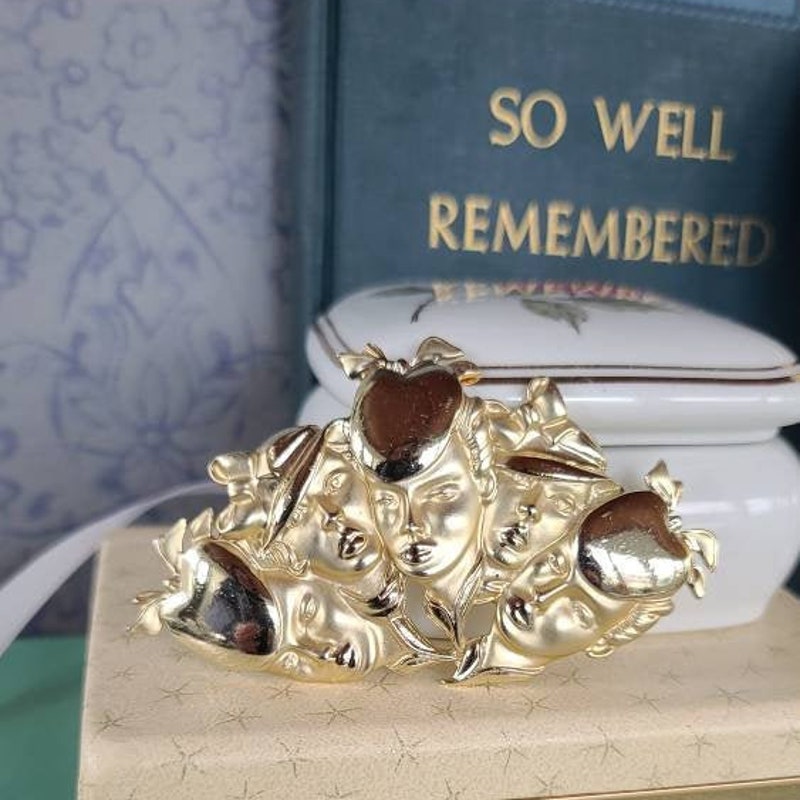Brooch Female Face - Etsy