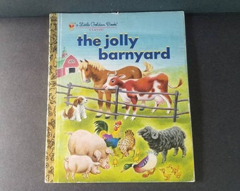 The JOLLY BARNYARD 1978 Little Golden Book Vintage - Etsy